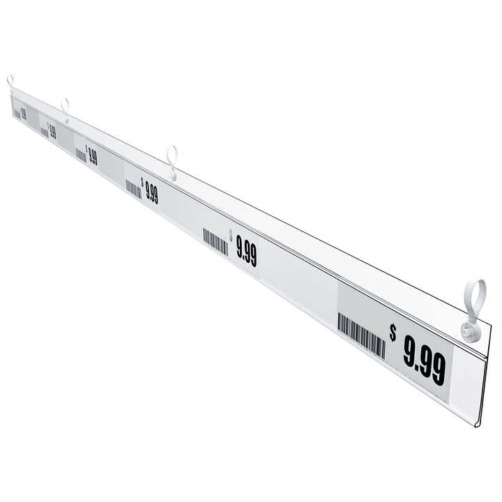 Retail Plastic Data Strip Clip on Labels Display Price Signs for Price ...