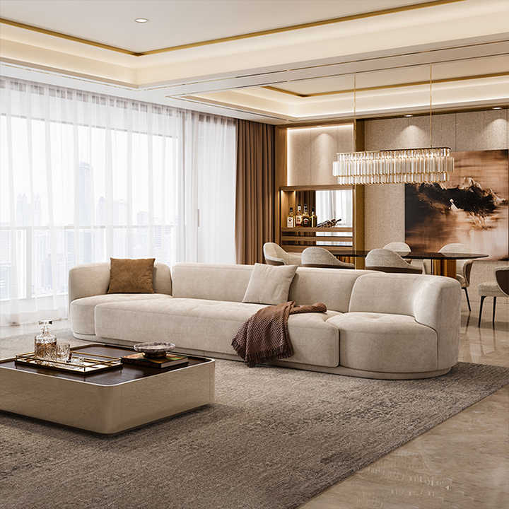 Luxury Living Room Sofa Set European Style Couch Living Room Sofas Grey ...