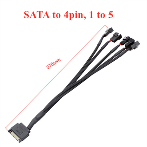 SATA to 4 Pin Fan Adapters - Efficient Cooling Solutions