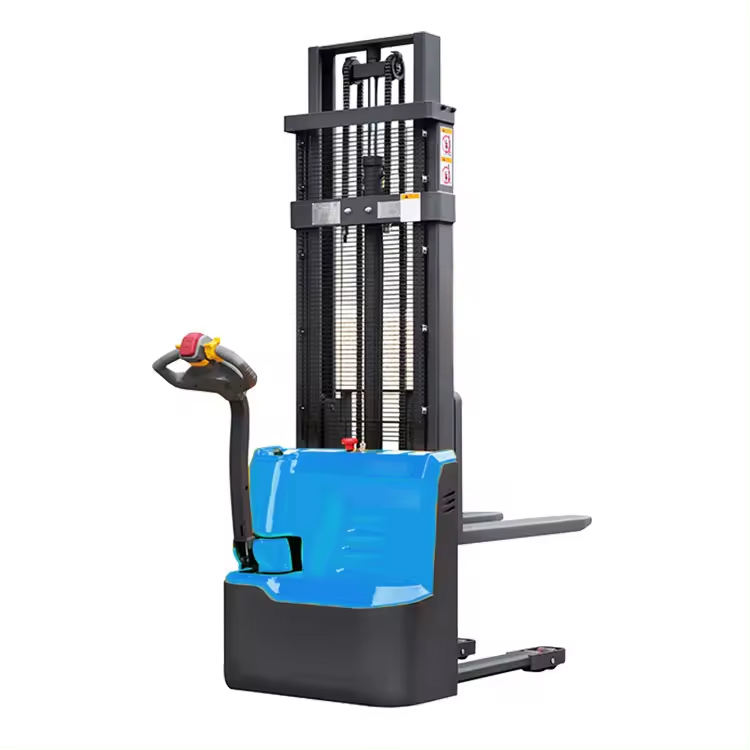 Semi-Electric Stacker Lift Forklift China Electric Pallet Stacker 0.5 ...