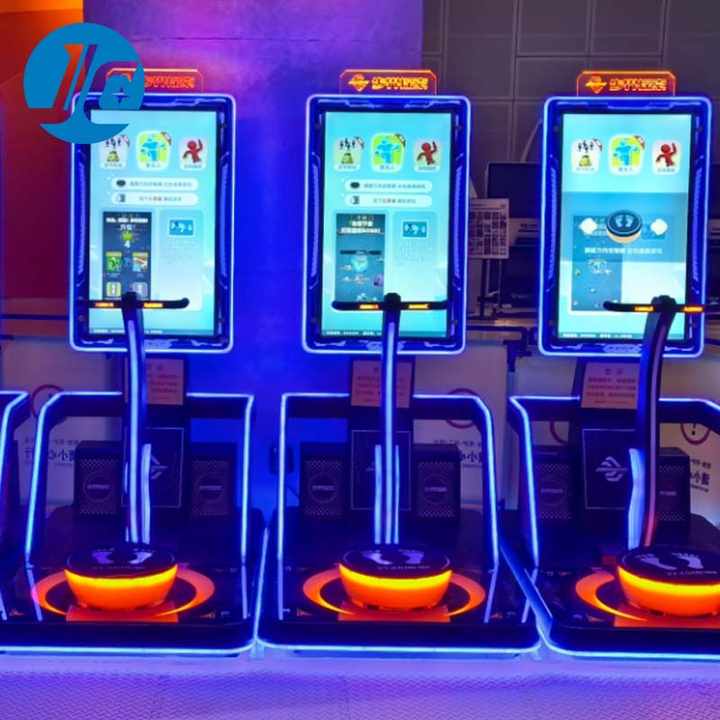 Coin-Operated Video Game Machine Dynamic Interactive Carousel Metal ...