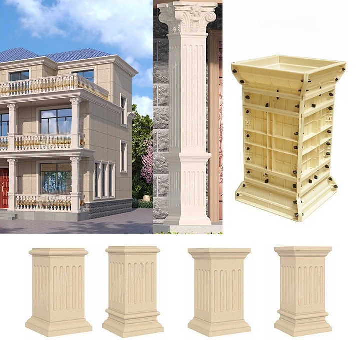 Factory Building Reuse Cast Mould columns formwork concrete plastic ...
