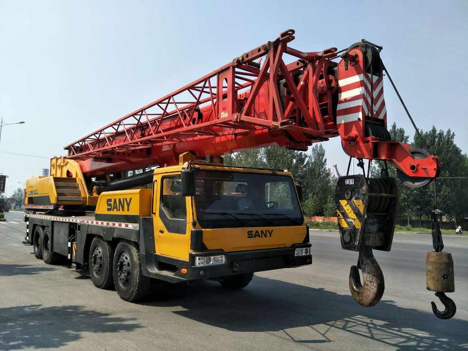 Sany All-Terrain 75 Ton Mobile Truck Crane Used Hangfa Engine Brand for ...