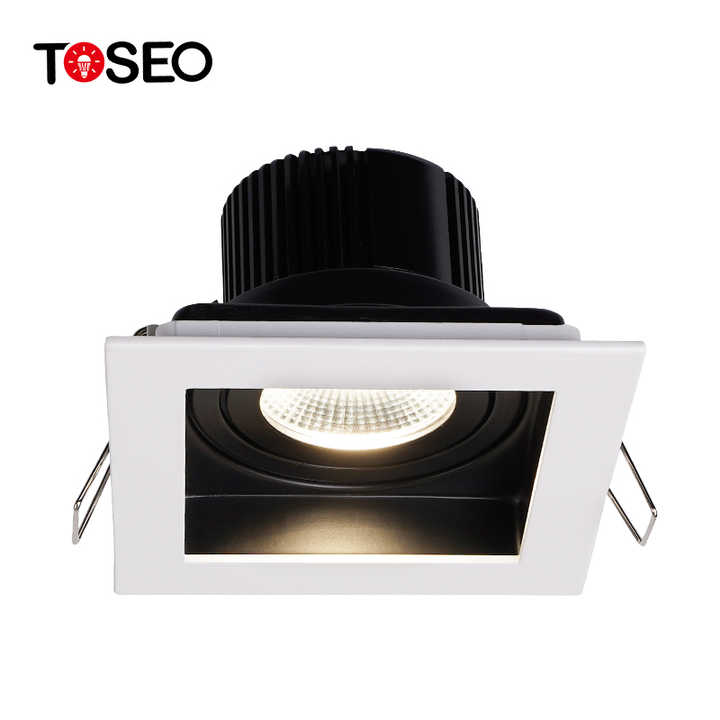 Anti Glare Square Recessed Led Downlight 10w Square Led Spot Light Led ...