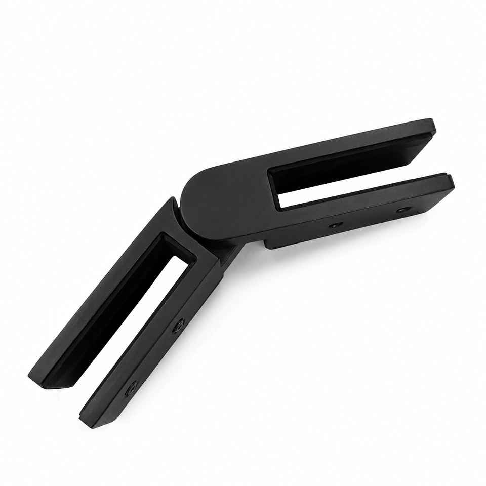 Modern Pool & Balcony Frameless Glass Fence Connector Clamp Adjustable ...