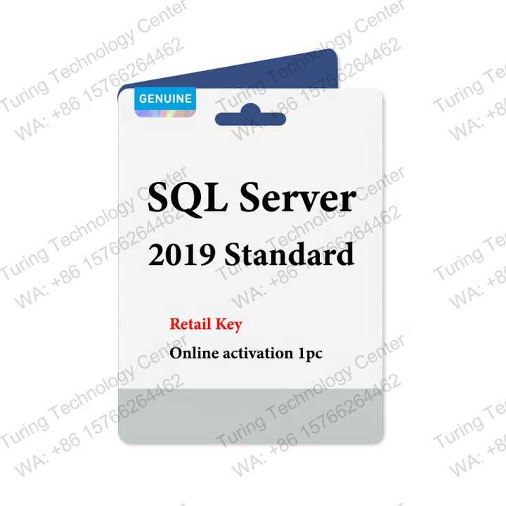 SQL Server 2019 Standard Retail Key Online Activation License| Alibaba.com