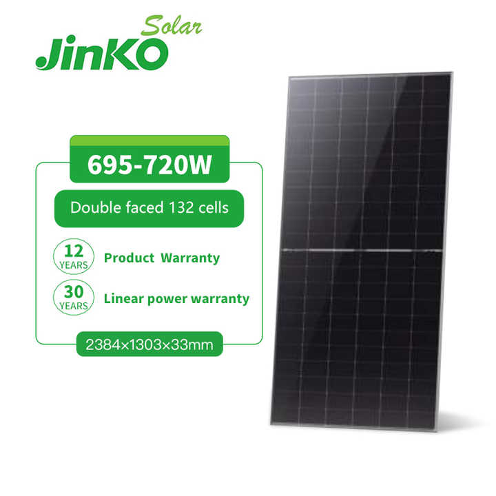 Jinko 695-720W Solar Panels Modules Monocrystalline Tiger Neo N-type 700W 705W 710W 715W 720W ...