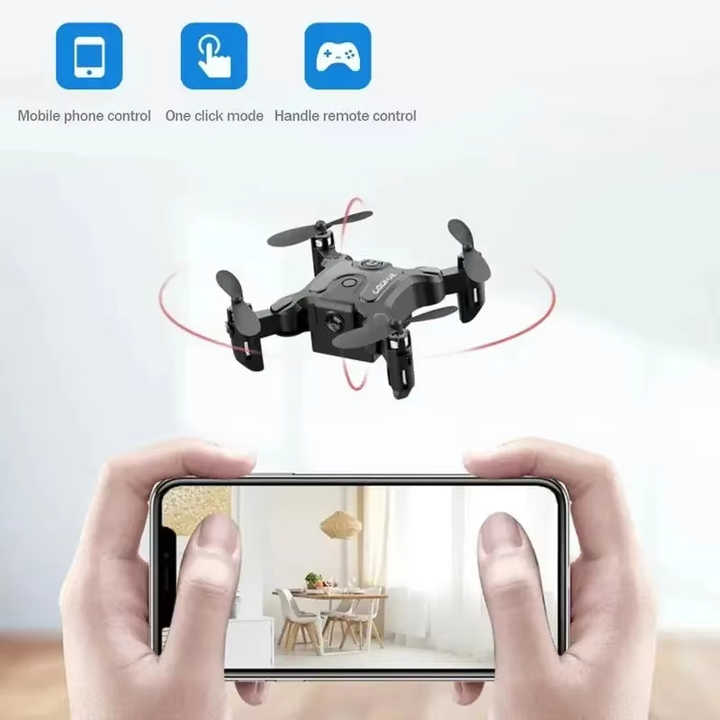 Mini Drone Headless FPV Drones Pocket Remote Control Helicopter Plane ...