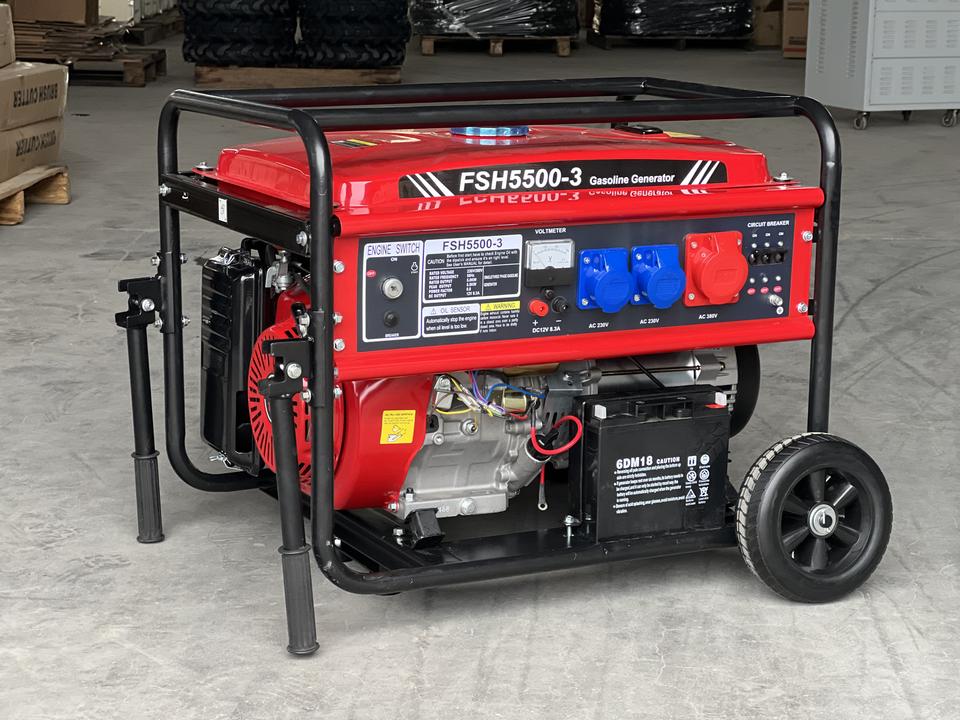 Generator 5.0Kva 5Kw Generator Gasoline 220v Petrol Genset Generator ...