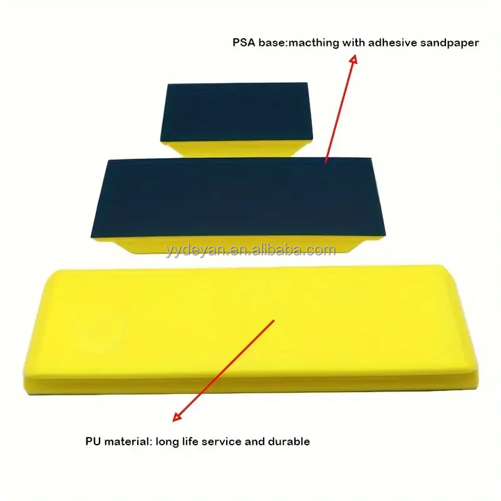 3 Piece Hand Sanding Block Kit Auto Body Panel Sander for Auto Paint ...