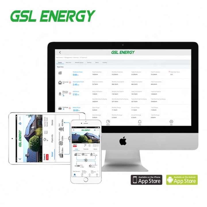 GSL ENERGY Splitface Inverter 10kv 12kw 15kw Hybrid Solar