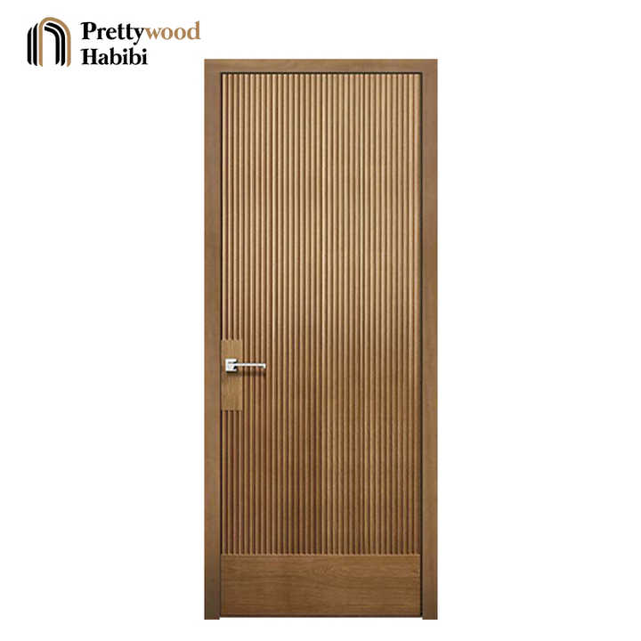 Prettywood Vertical Lines Design House Renovation Door