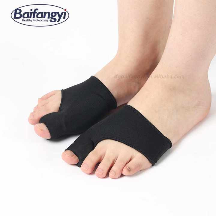 Thumb & Hallux Valgus Relief Sleeve Silicone & SEBS Copper Compression ...