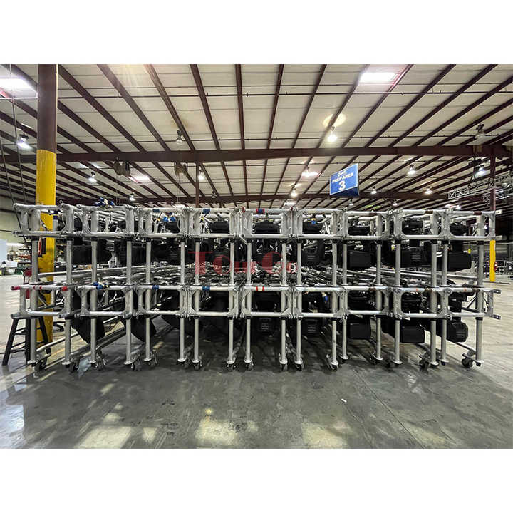 Heavy Duty Mobile Portable Aluminum Black Touring Lighting Truss Moving ...