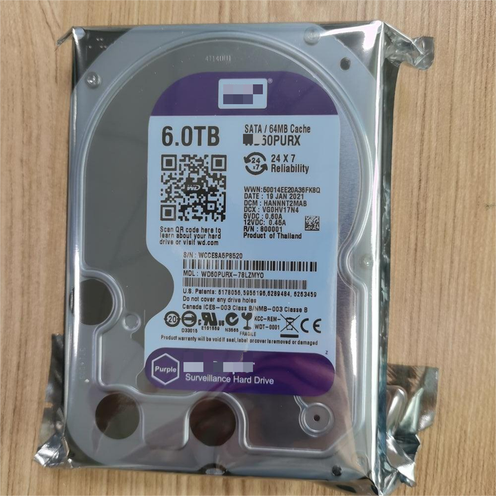 HDD Purple - Ideal for Surveillance and Storage Solutions