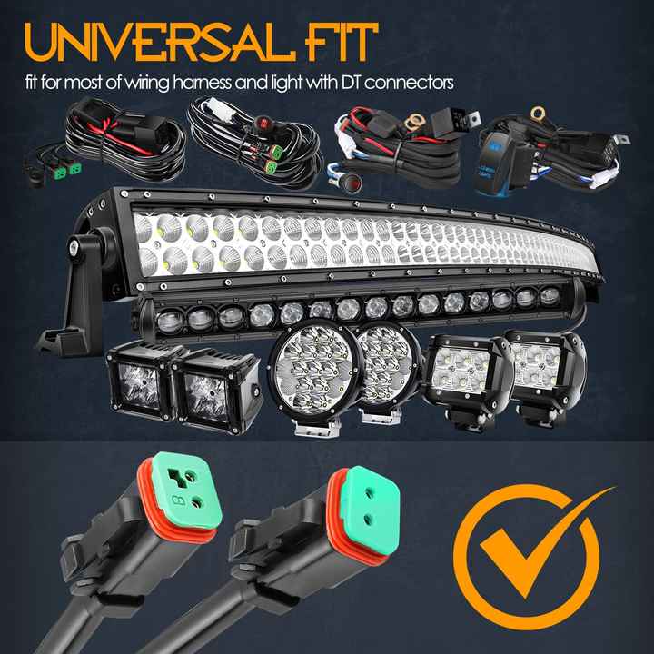 Customizable Light Harness Extension Kit for Automobiles Featuring ...