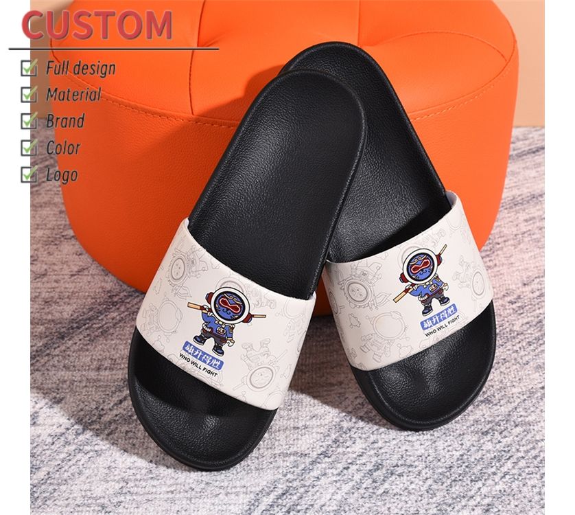 Creative Cow Leather Slippers Fashionable Outdoor Beach Shoes Sandals ...