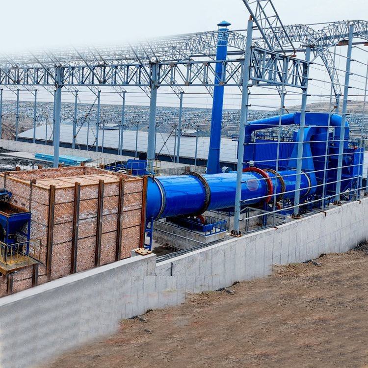 Heavy Duty Single Drum Dryer Mining Equipment Gold Copper Ore Slurry ...