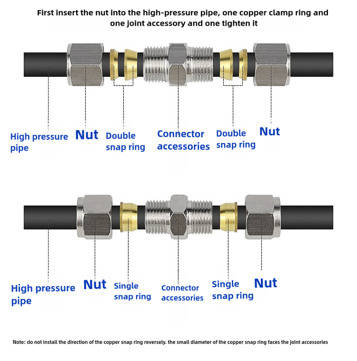 Brass High Pressure Nozzle Connector Quick-Turn Fittings Brass Mist ...