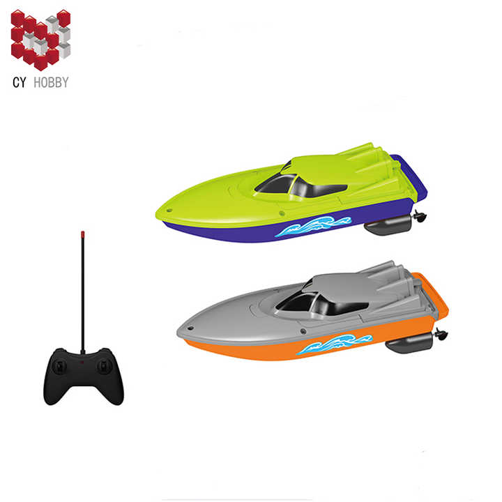 4 Way Small Remote Control Boat Boat With Light Touch Switch Children's ...