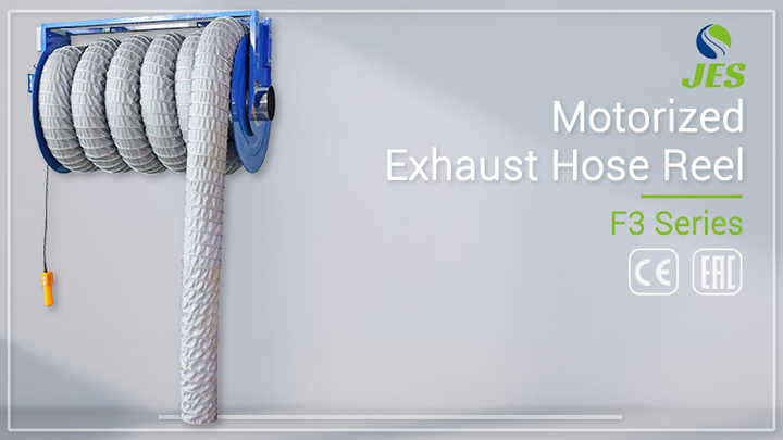 Automatic Motorized Exhaust Hose Reel Workshop Gas Extraction| Alibaba.com