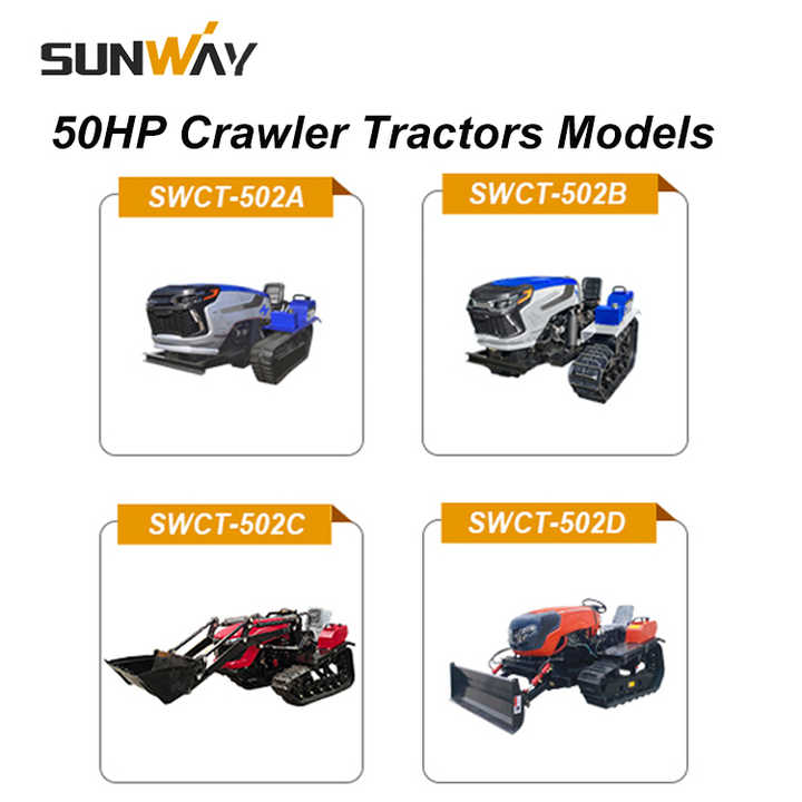 50HP Mini Crawler Tractor - Versatile Farming Equipment