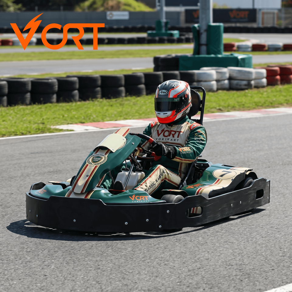 Vortkart Go Kart Gas Adult Racing Go Kart for Indoor Outdoor Karting ...