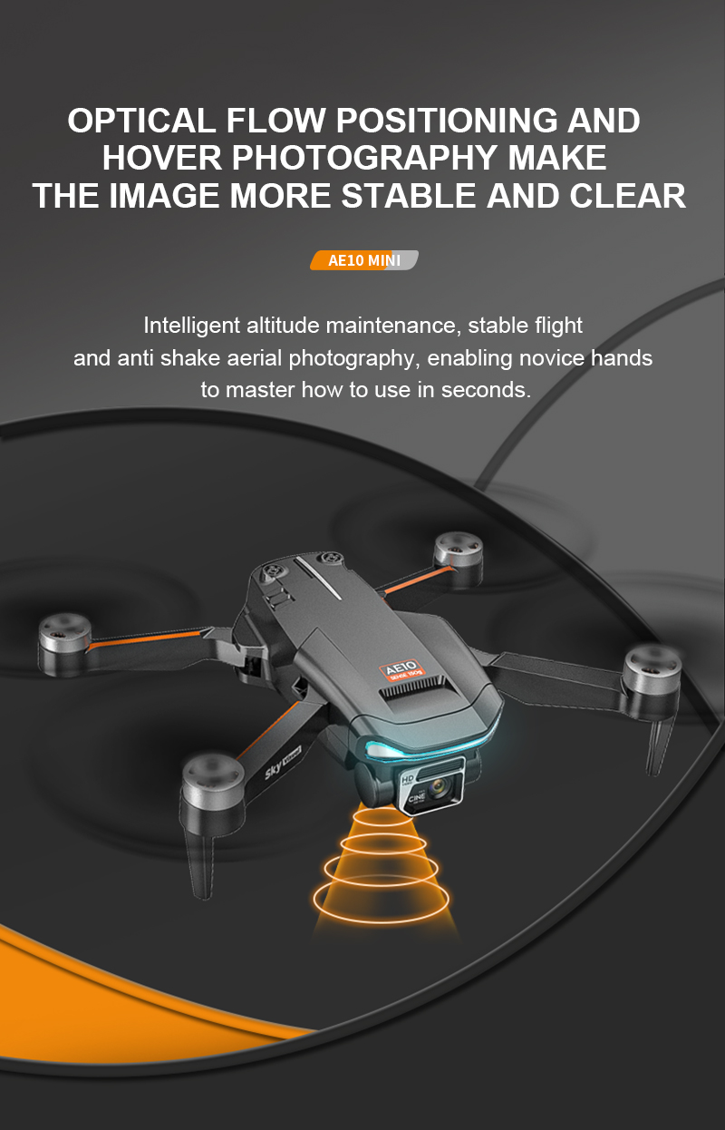 AE10 Drone - GPS WIFI Brushless Drone 8K HD Dual Camera Professional 8 ...