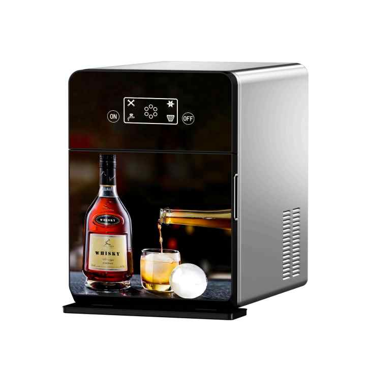 Electric Countertop Ice Maker Machine Cube Shaped Commercial Grade for ...