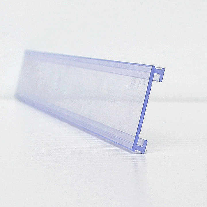 Supermarket Transparent Extrusion Profile Plastic Strip PVC Plastic ...