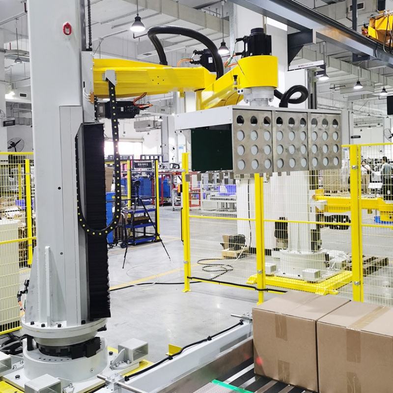 150kg Heavy Duty Column Palletizing Robot Automatic High Productivity ...