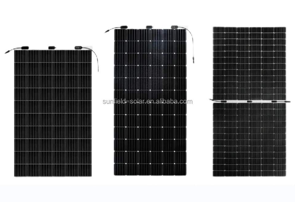 HDT 40V Fiberglass Flexible Solar Panel 400W-520W Semi-Flexible Thin ...