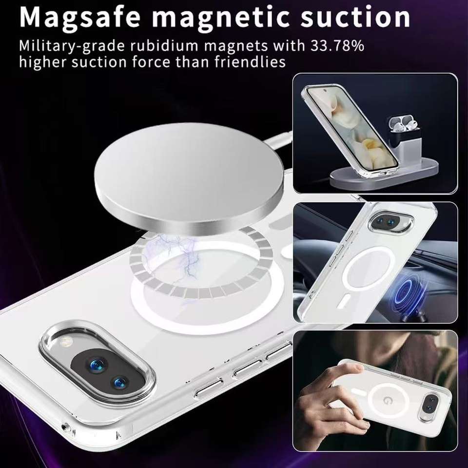 2025 for goole Pixel 10 Pro phone case Transparent TPU PC Magnetic for ...
