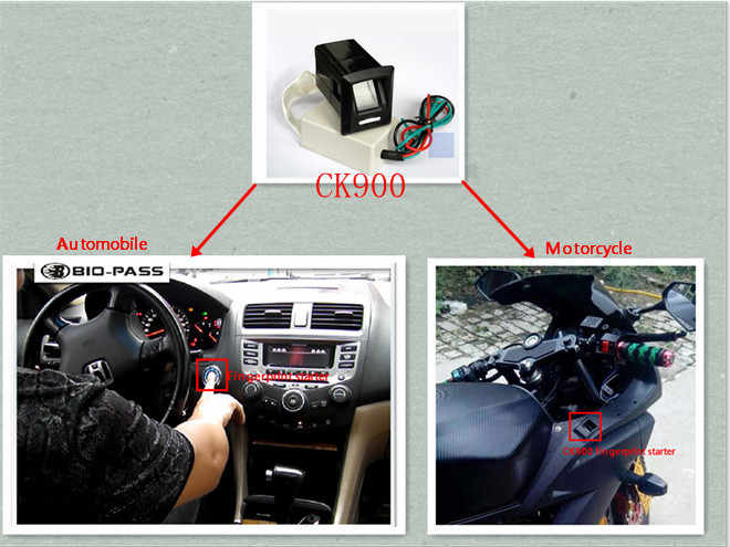 HF-CK900 Biometric Fingerprint Car Starter - Reliable & Secure
