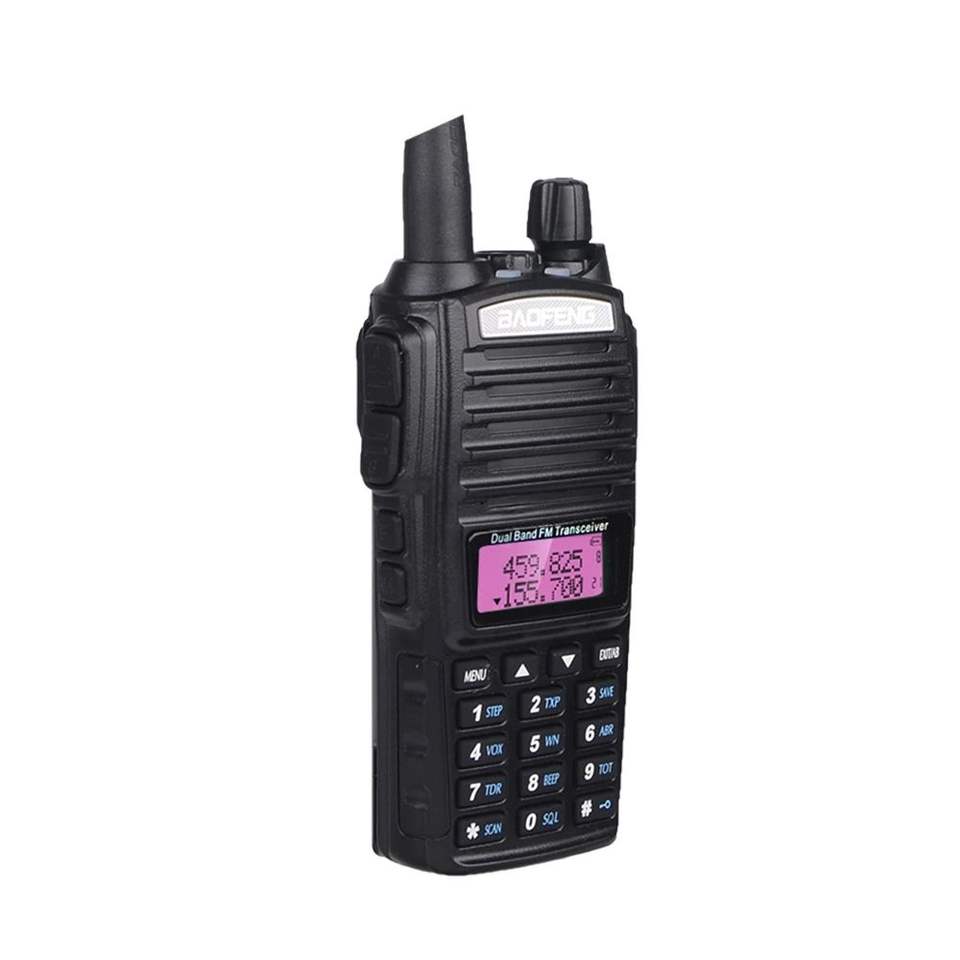 BAOFENG UV 82 Walkie Talkie Double PTT UHF/VHF Wireless Portable Two ...