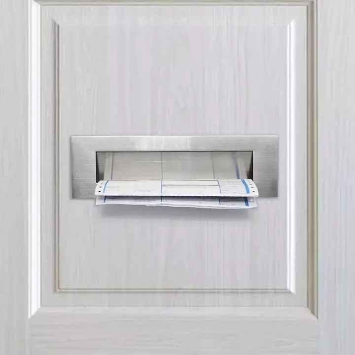 Mailslot Metal Door - Modern Post Newspaper Letter Slot