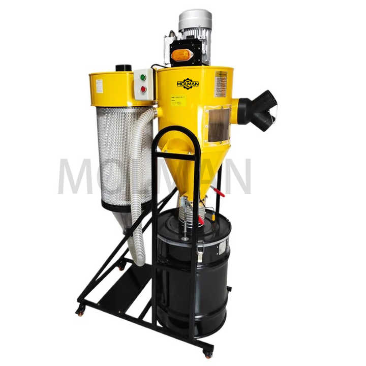3HP 2.2KW Low Noise Industrial Dust Collector for Woodworking Metal ...