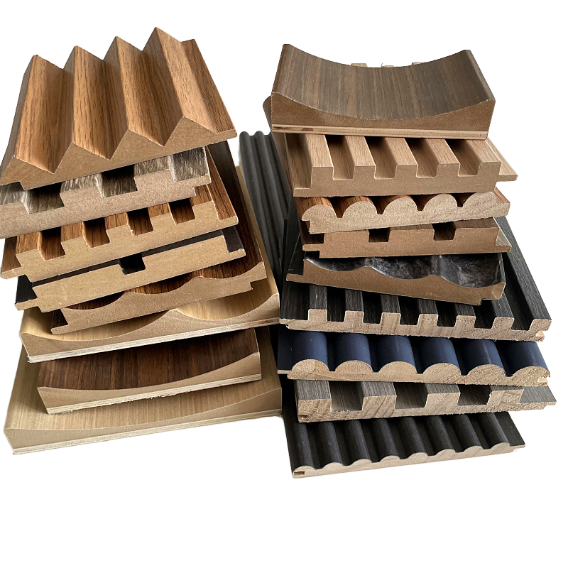 Flexible MDF Wall Panel - Reclaimed Wood Acoustic Curved Cladding for ...