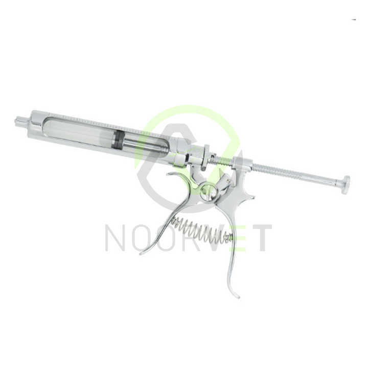 Top Quality Veterinary Continuous Revolver Syringe Semi-Automatic Brass syringe revolver ...