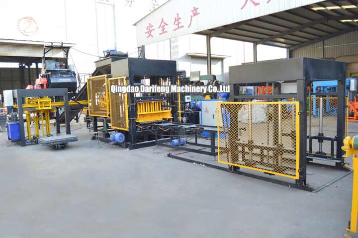 QT6-15 Machine to Make Concrete Blocks Soild Paver Road Brick Hollow ...