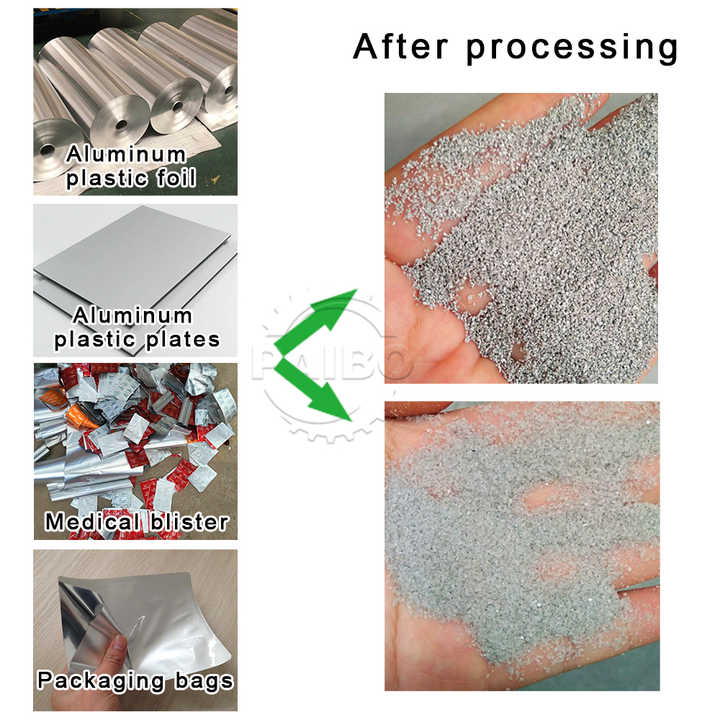 99% Separation Rate Aluminum Plastic Recycling Equipment Aluminum Cans ...