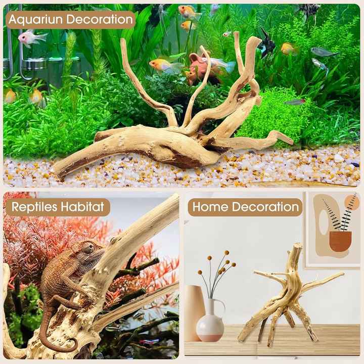 Natural Aquarium Spiderwood Driftwood Reptile Branches Wood Terrarium ...