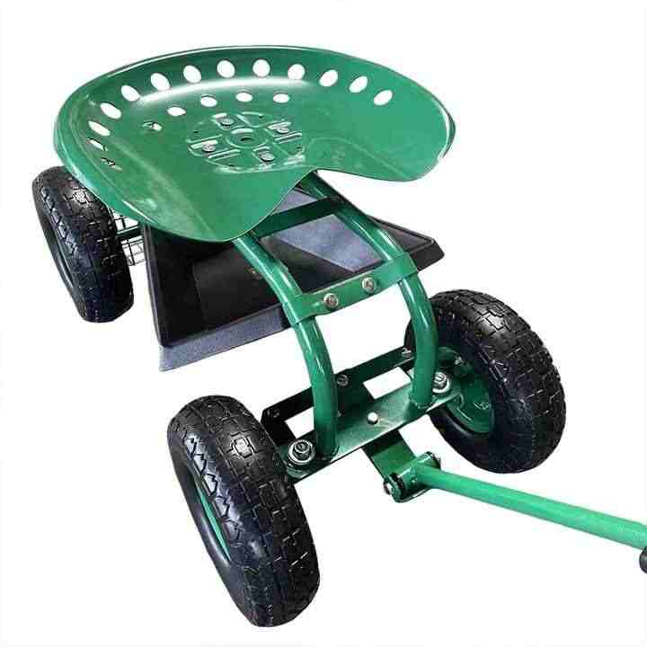 Four-Wheel Wood Trolley Cart for Kids Beach & Garden Seat Model TC1852D ...