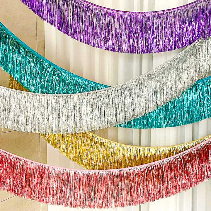 Fringe garland decorations store