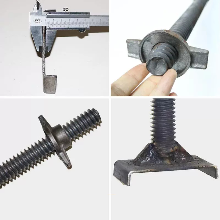 Electro Galvanized Adjustable Steel Scaffolding Screw Jacks U Head Prop ...