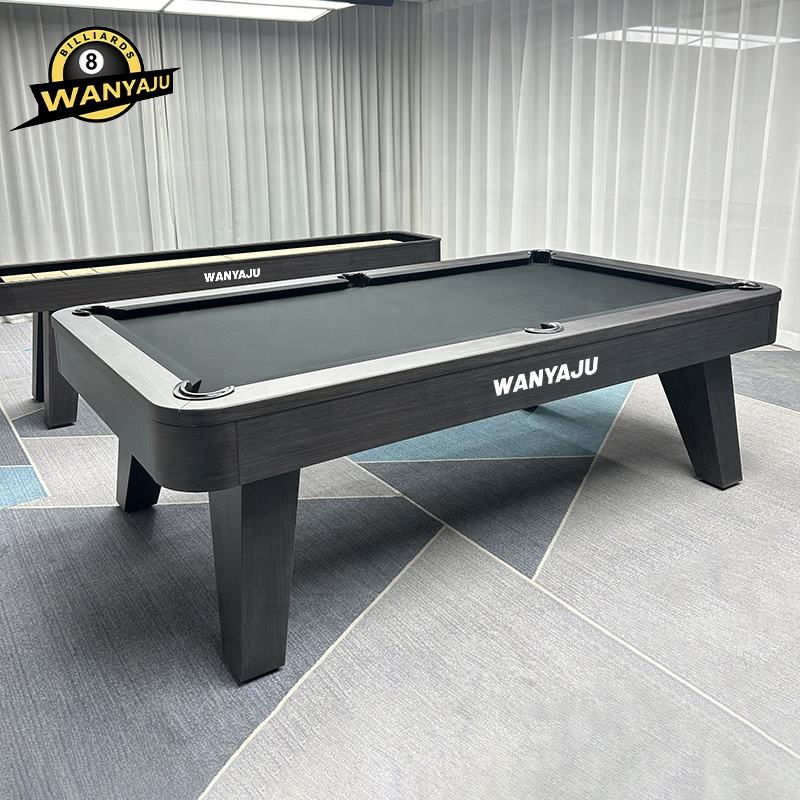 Wanyaju 9ft/12ft/14ft/16ft Wooden Billiard Table Classic Tabletop Game ...