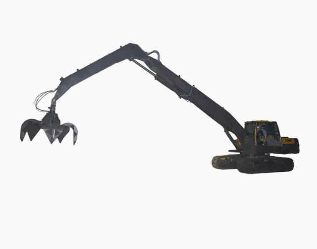 Mini Excavator Orange Peel Grapple Attachment Hydraulic Rotating Scrap ...