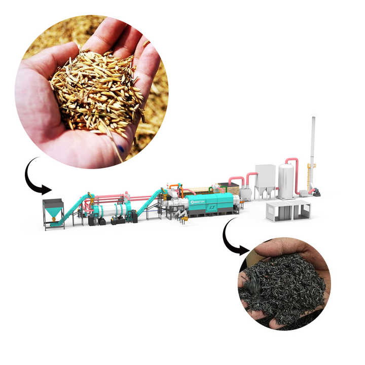 Beston Group Biochar Production Equipment Rice Husk Charcoal Making Beston Group Biochar Production Equipment Rice Husk Charcoal Making