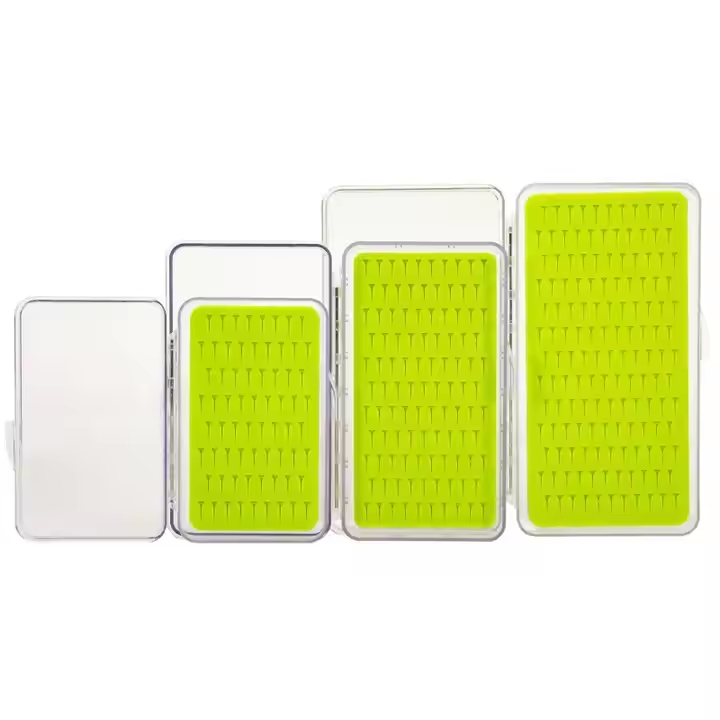 Newbility Waterproof Fishing Tackle Box Transparent Flip-top 3 Size Fly ...