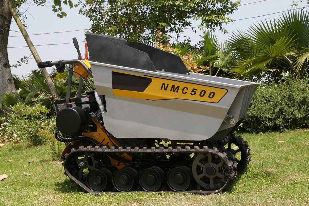 EPA china self-loading mini crawler transporter rubber track dumper ...